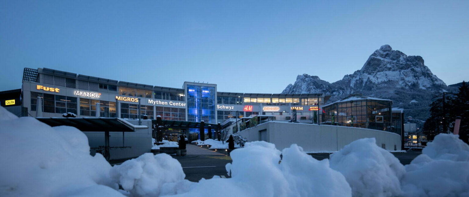 Mythen Center Schwyz - das moderne, alpine Einkaufserlebnis